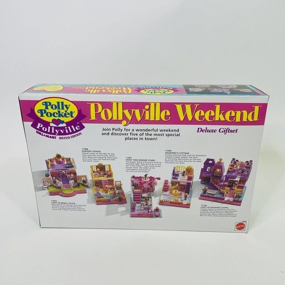Mattel | Toys | Polly Pocket Pollyville Weekend Deluxe Gift Set Mattel ...